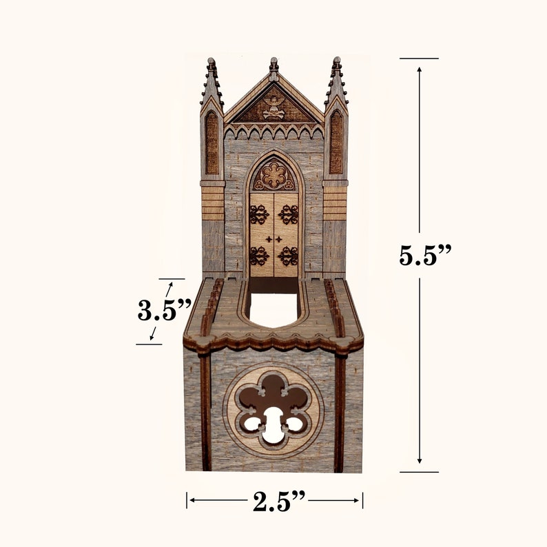 Gothic Tomb Mobile Phone Stand, Adjustible Angle. Portable Decorative ...