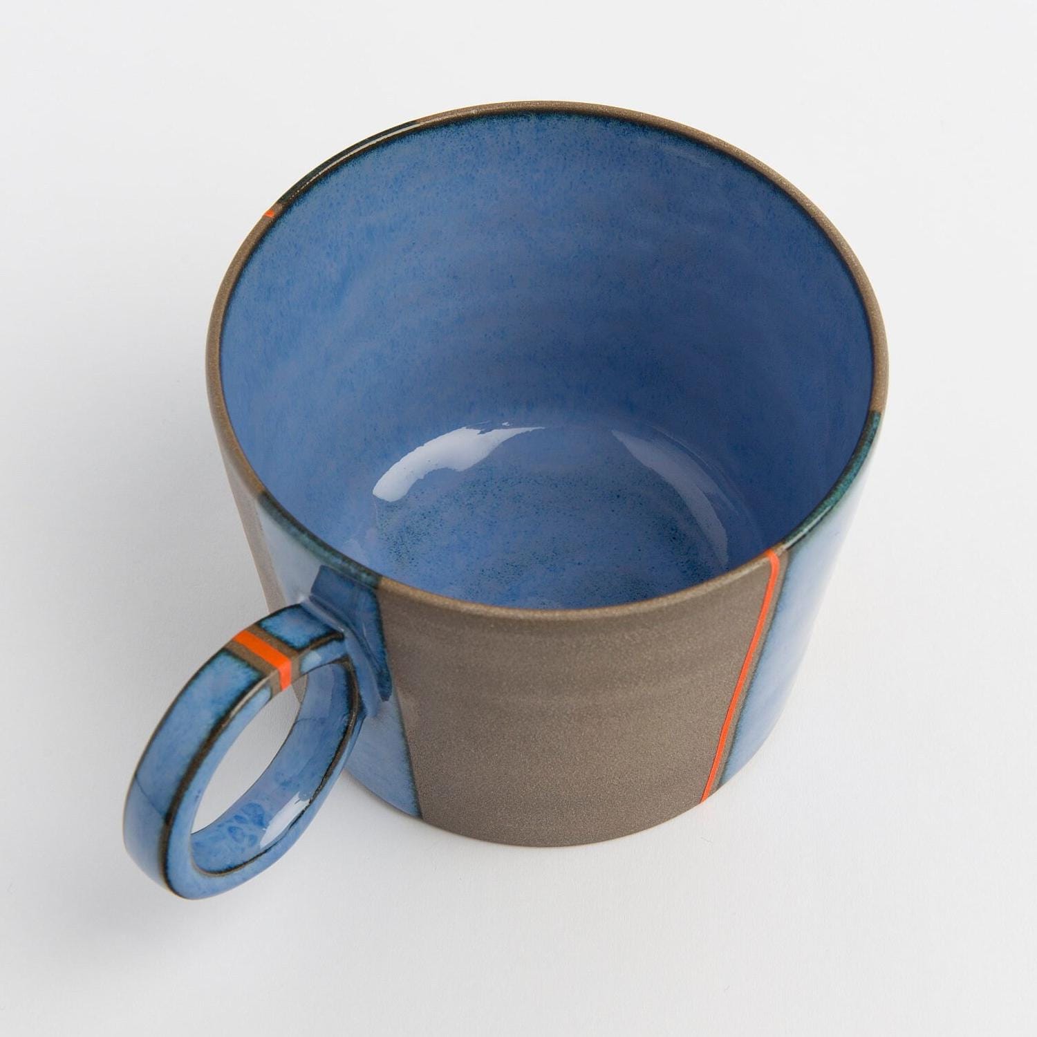 Handmade Ceramic Art Mug: Modern Pottery Coffee Cup - 12 Oz - Etsy
