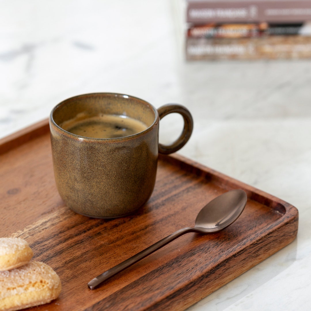 Handmade Ceramic Espresso Cup: Artisan Reactive Glaze Drinkware - Etsy