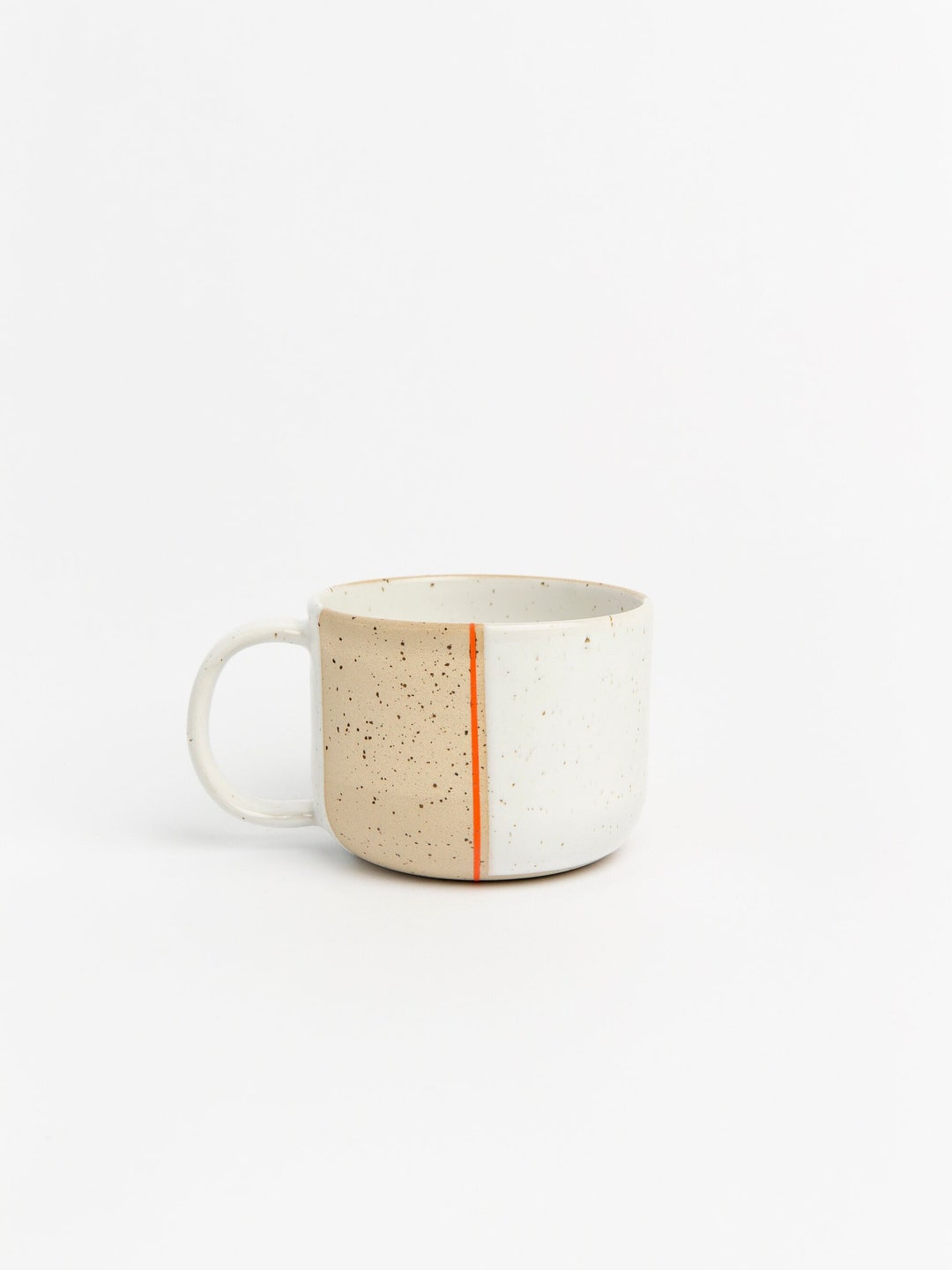 Handmade Stoneware Coffee Mug: Modern Ceramic Pottery, 11oz - Etsy