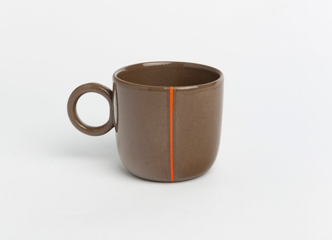 Rustic Hand-painted Espresso Cup: Artisan Pottery Mug, 4oz - Etsy