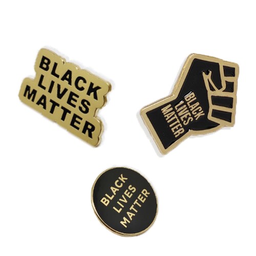 Charity Fundraiser Pin Black Lives Matter BLM Raised Fist - Etsy