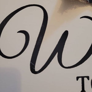 Interchangeable Welcome Sign Defects - Etsy