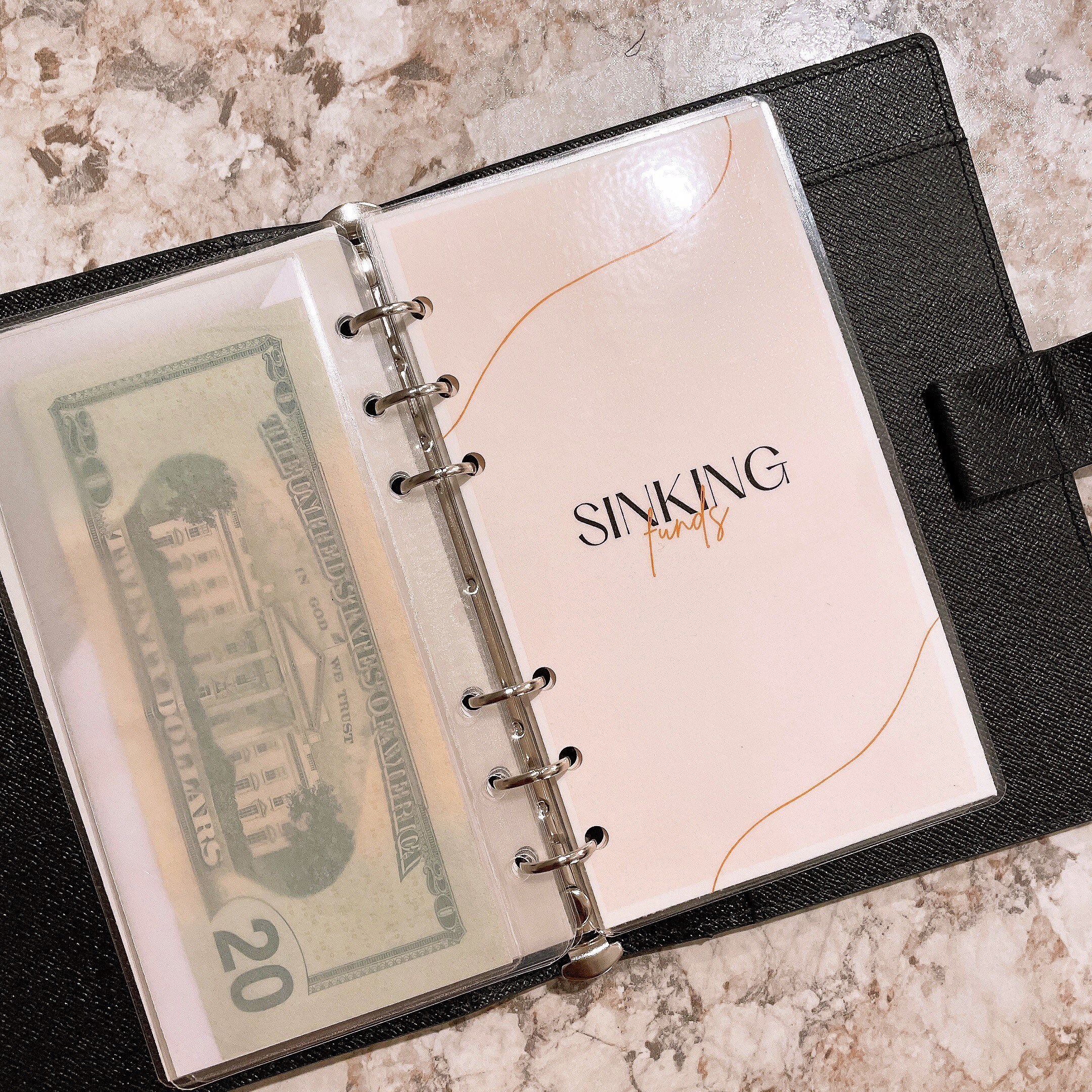 Cash Envelope Binder Dashboard | Minimalistic | Aesthetic | A5 A6 ...