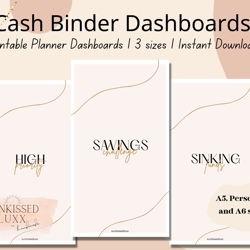 Cash Envelope Binder - Etsy