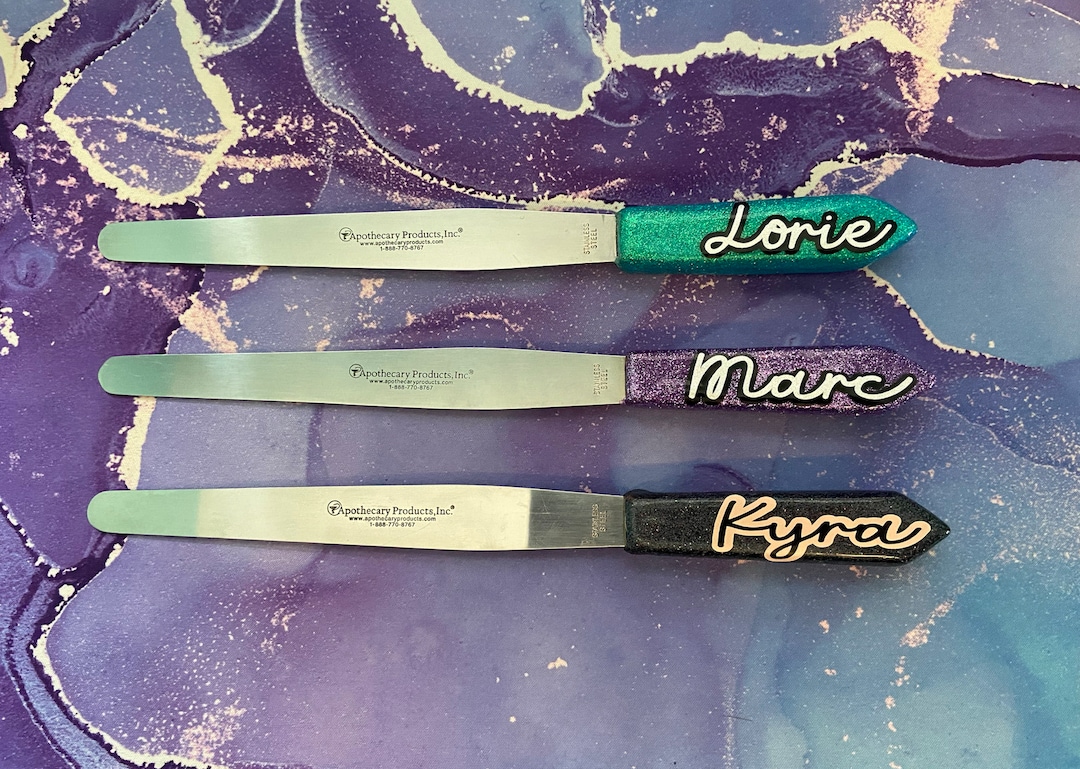 Custom Sparkly Pill Counting Spatula - Etsy