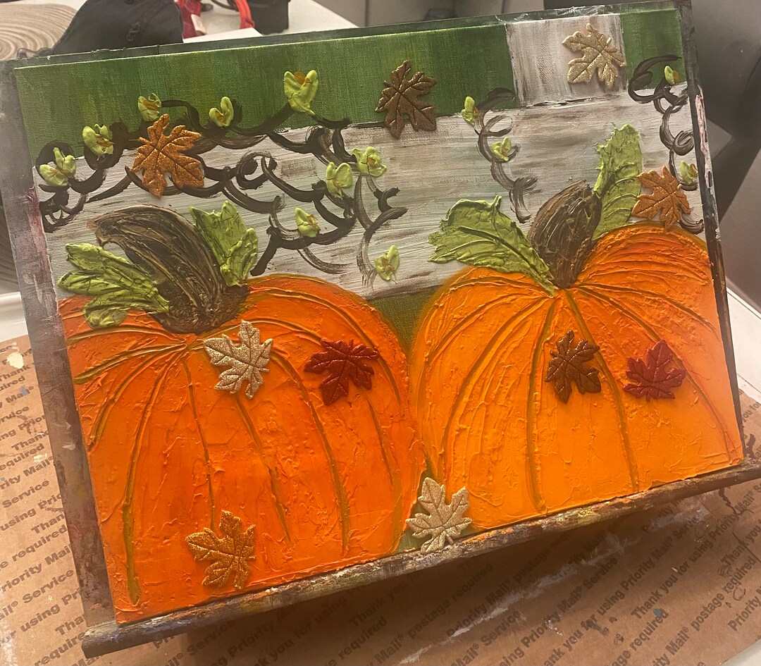 Mixed Media Fall Art - Etsy