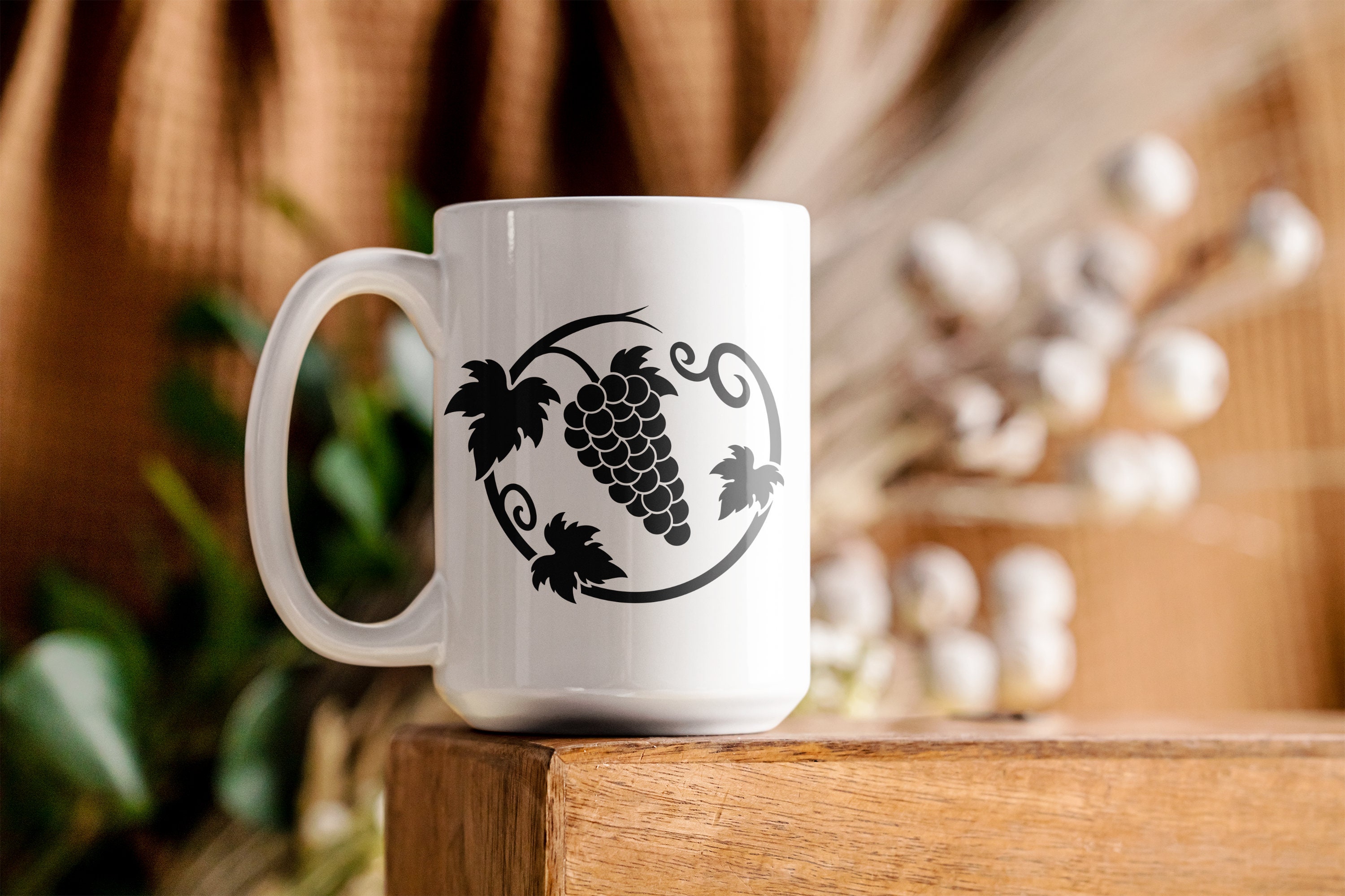 Raisin PNG Clipart feuilles de vigne SVG SVG de vigne de - Etsy France