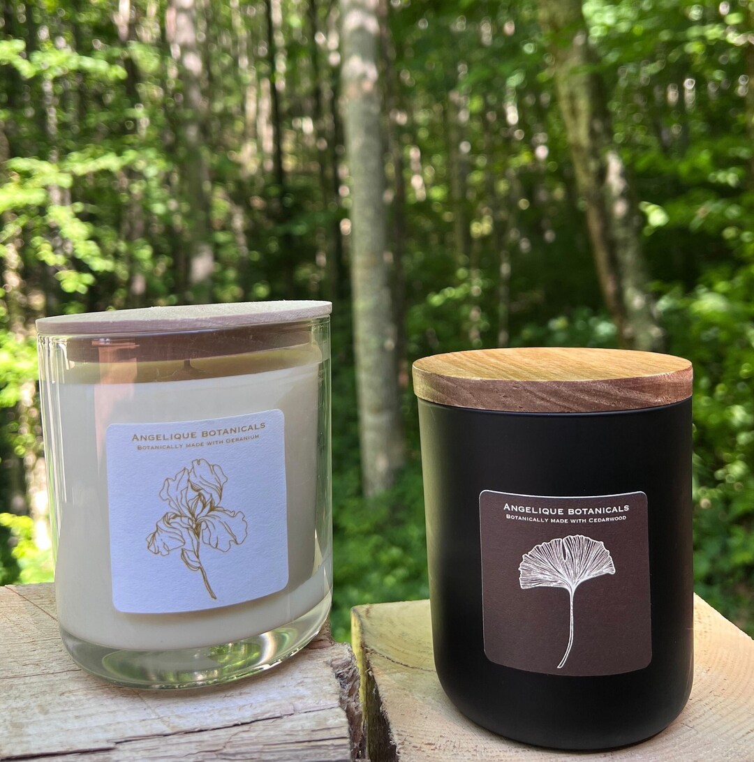12oz Cedarwood / French Lavender / Geranium Essential Oil Base Candle ...
