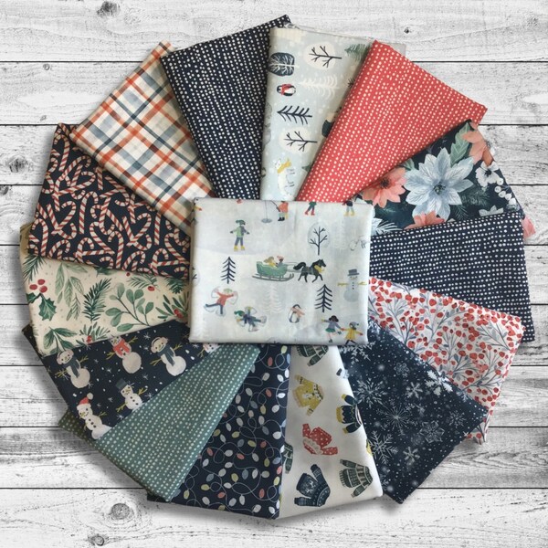 Snow Much Fun Fabric - Etsy