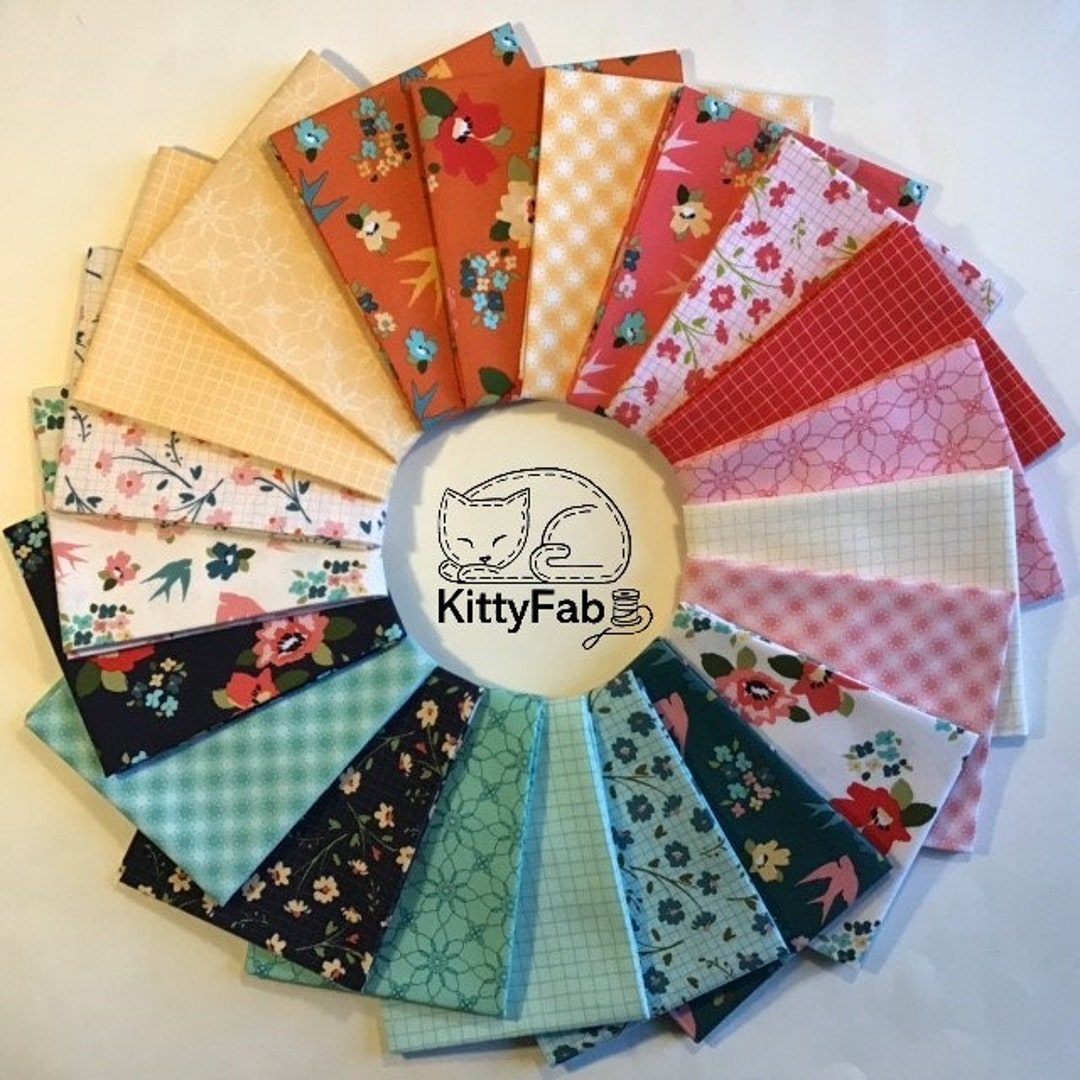 Treasured Threads by Amber Johnson 21 Print Fat Quarter Bundle Cotton ...