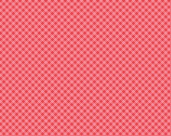 Prairie Sisters Homestead Cheeky Chickens Pink Cotton Fabric Poppie ...