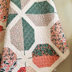 NEW Rosy Deco Denae Rose & Green Floral Amy Mccready Cloud9 Modern ...