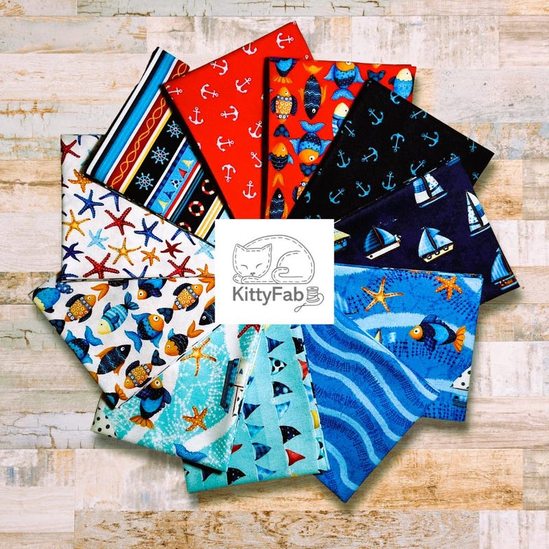 Sail Boat Fabric by Yard - Etsy
