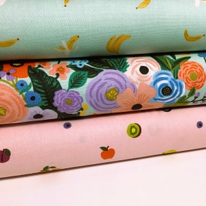 ORCHARD by Rifle Paper Co. Garden Party Mint Floral Cotton Fabric ...