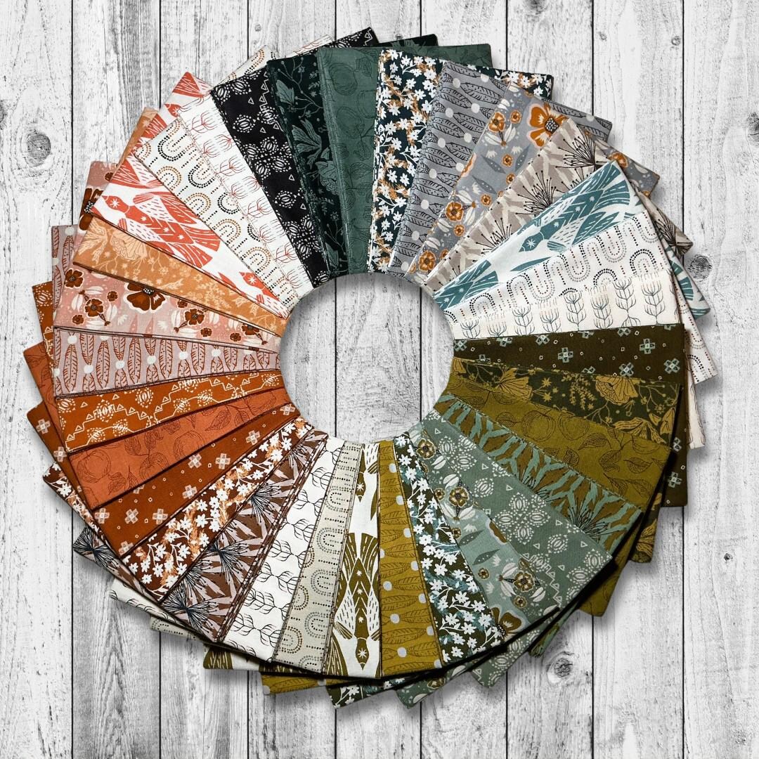 Curated Ash Cascade Bundle | 32-piece Bundle | Cotton Fabric | Cotton ...