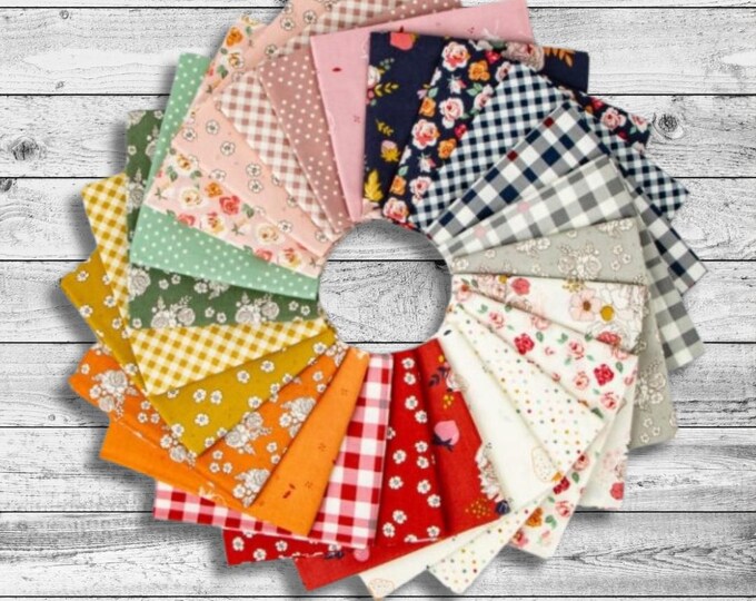 BLOOMBERRY by Minki Kim | 24-piece FQ Bundle | Strawberries Florals ...