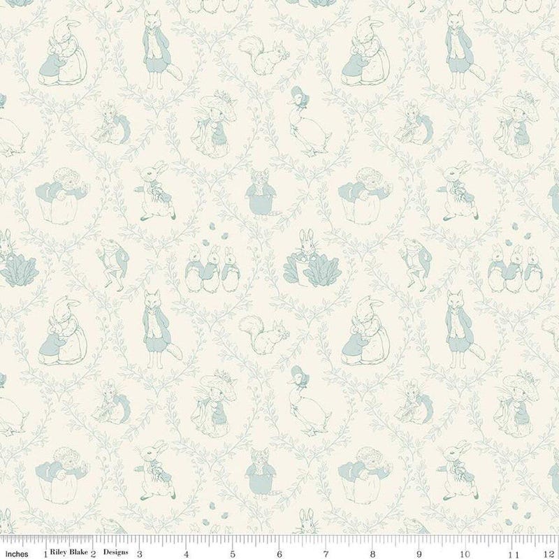 Toile Fabric by the Yard - Etsy