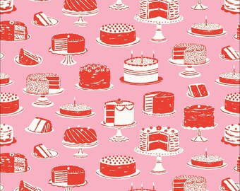 BUTTERCREAM Recipe Tin Cotton Fabric by Emily Taylor for Cloud9 Fabrics ...