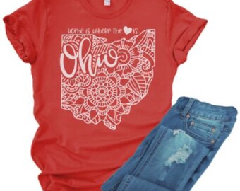 Ohio Home T Shirt | Etsy