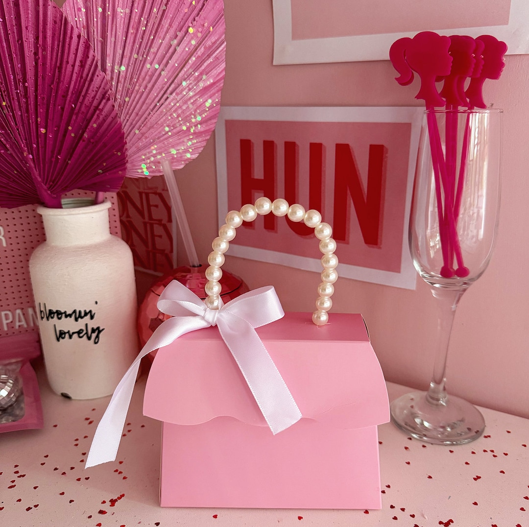 Pink Party Bags Girls Party Bags Barbie Party - Etsy
