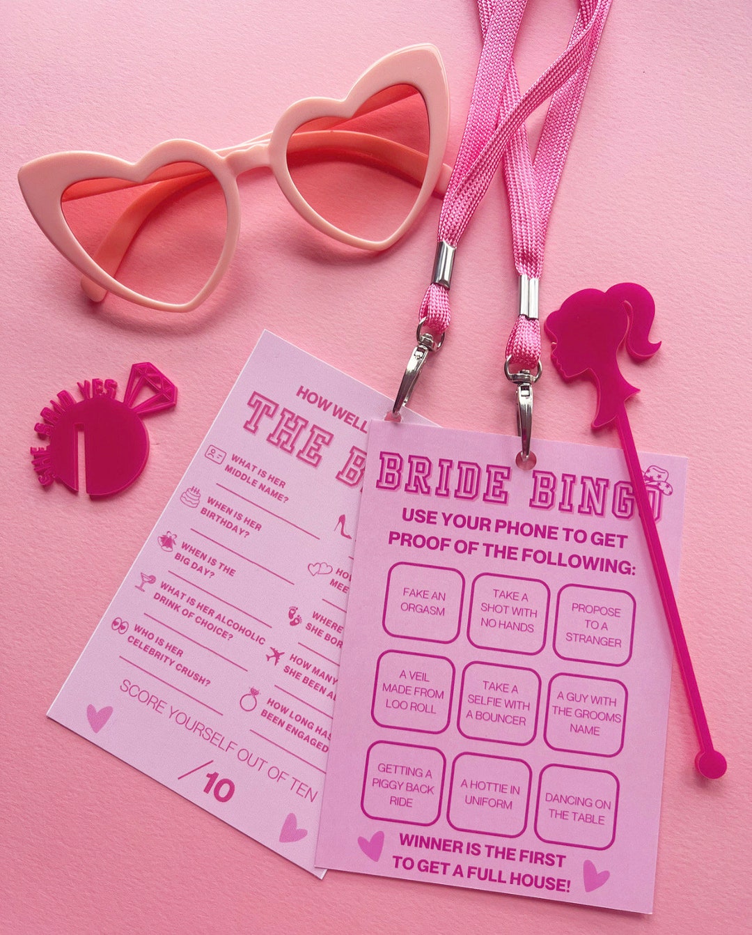 The Ultimate Hen Party Pack Pink Hen Party Decorations - Etsy