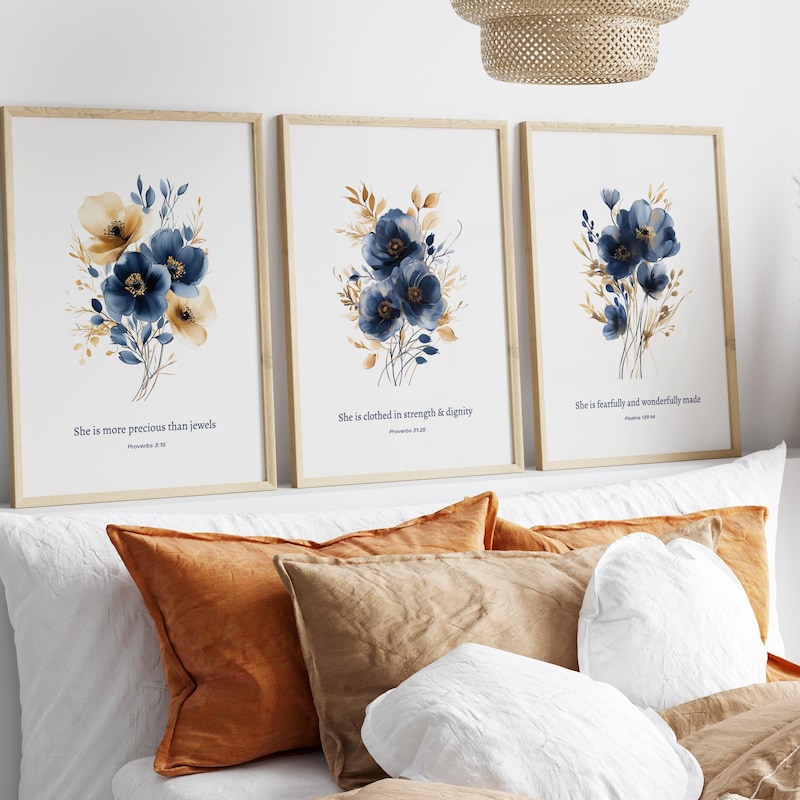 Bible Verse Moody Print - Etsy