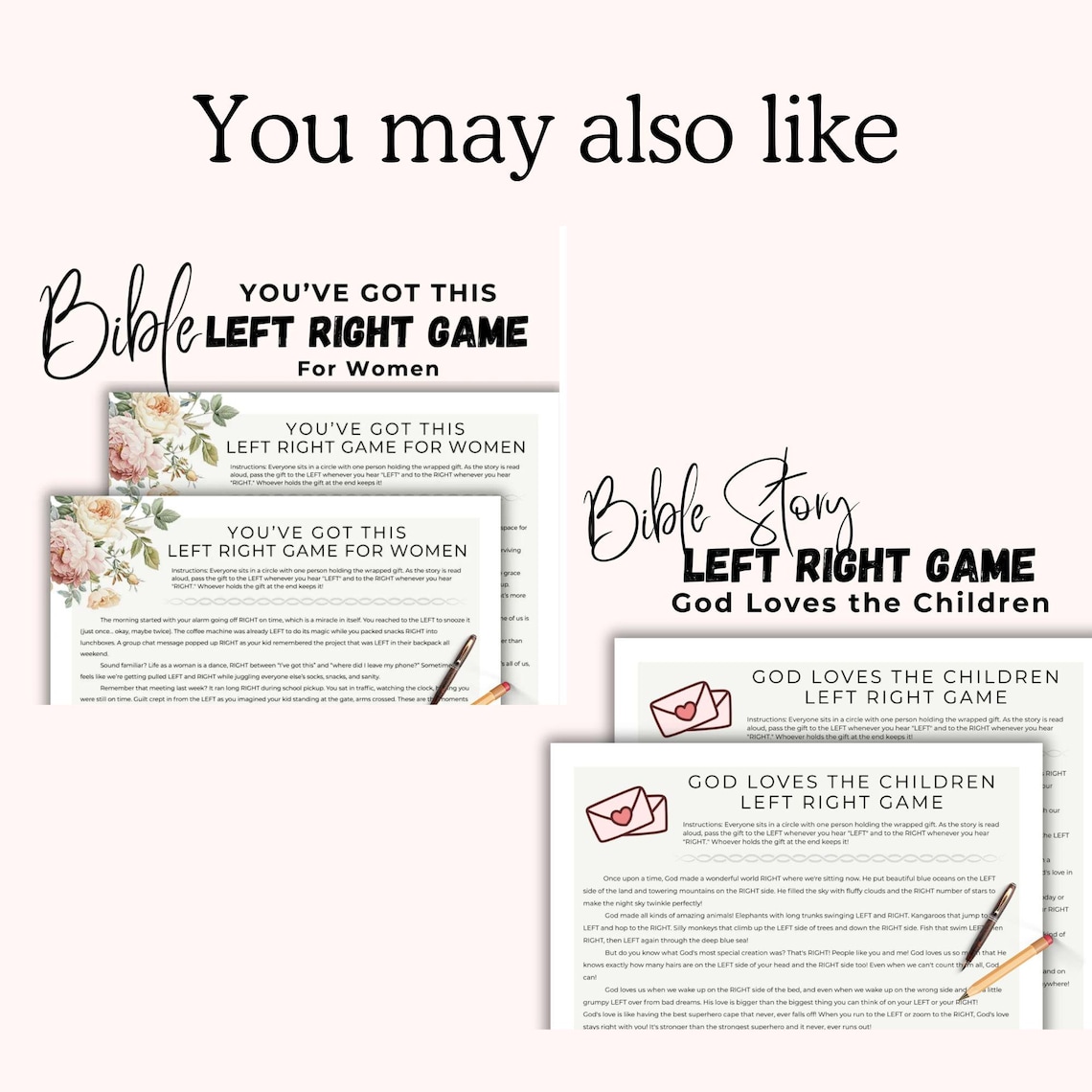 Bible Game Trivia Quiz for Teens & Adults Bundle, Who Am I - Bible ...