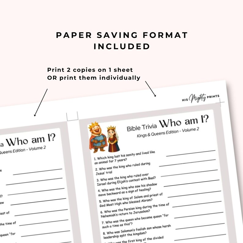 Fall Harvest Bible Trivia Game Printable for Church Events, Sunday ...