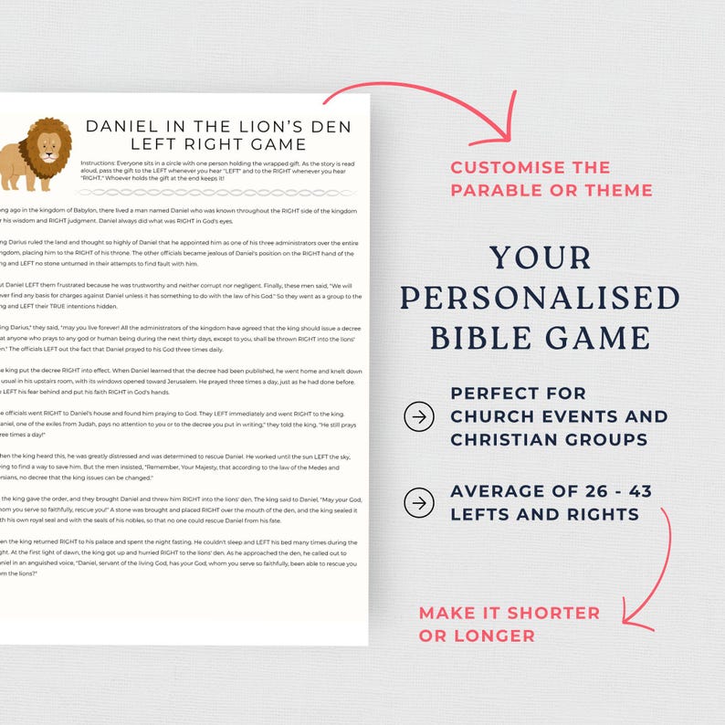 Bible Game,deborah the Judge Bible Left Right Game,women Ministry ...