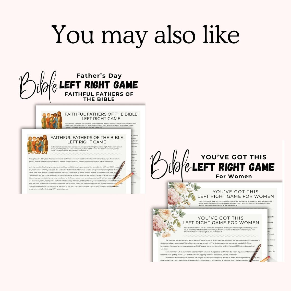 Adam and Eve, Bible Left Right Game,bible Study Printable,sunday School ...