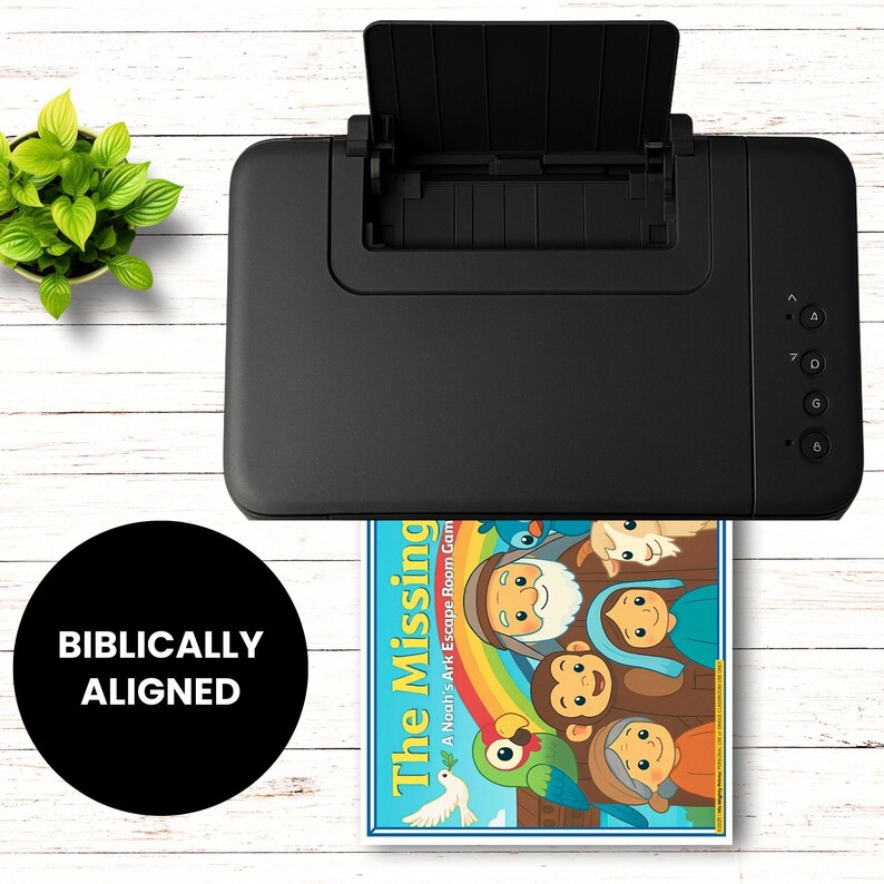 Noah's Ark Escape Room - Activity for Youth, Printable Bible Game for ...