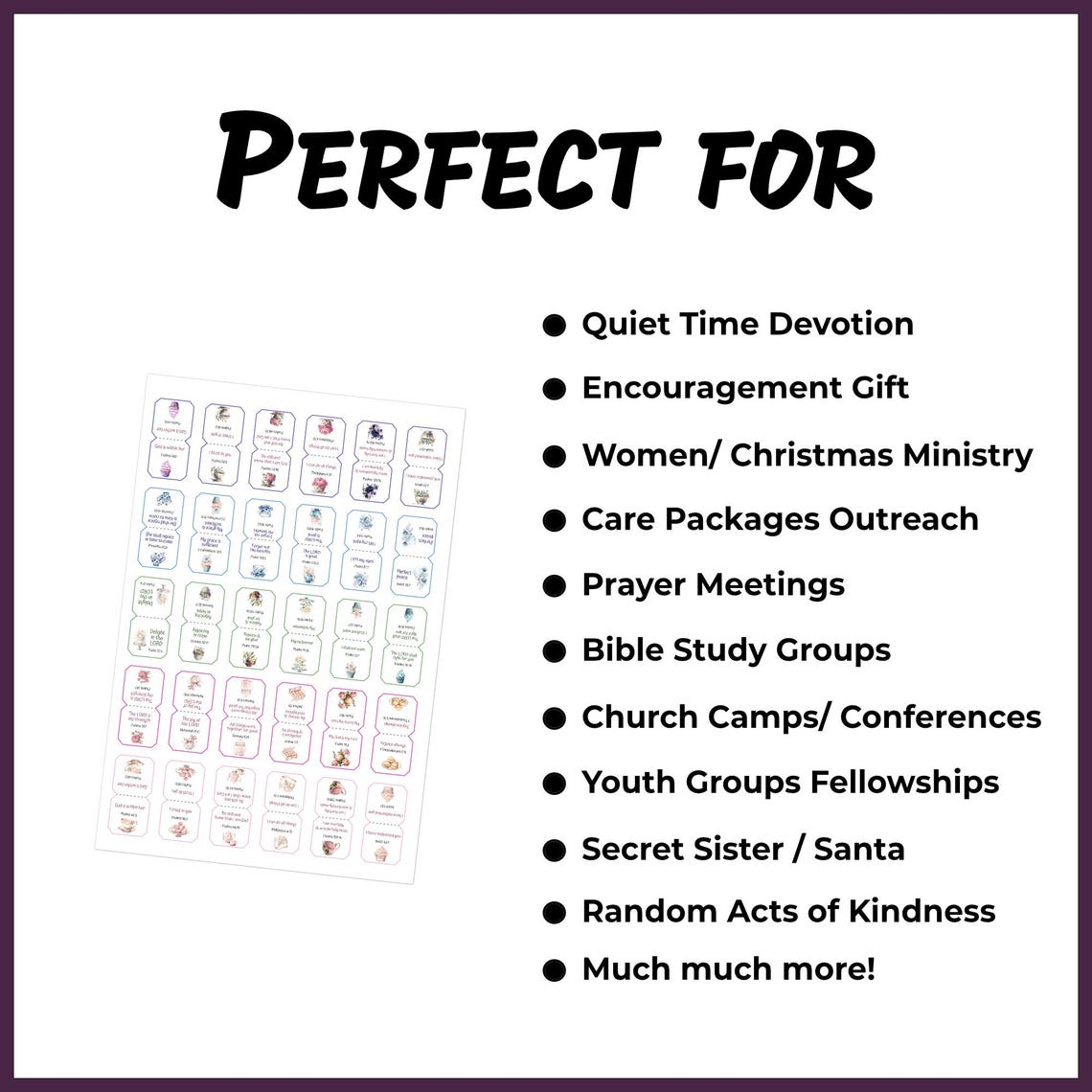 Printable Scripture Tea Bag Tags With Bible Verses – Christian Tea ...