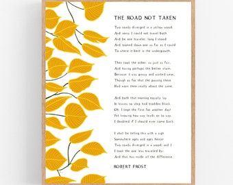 Road Not Taken - Etsy