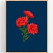 Scarlet Carnation Illustration Print / Printable / Art / Digital ...