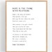 The Tide Rises the Tide Falls / Henry Wadsworth Longfellow / Printable ...