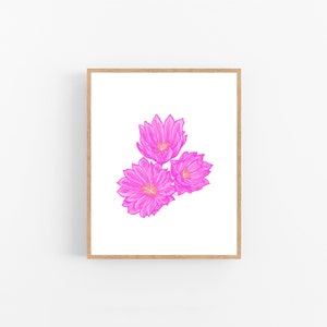 Bitterroot Color Illustration Print / Printable / Art / Digital ...