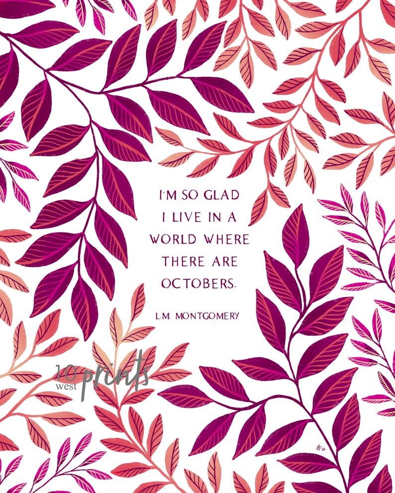 I'm so Glad / Octobers / Printable / Printable Art / Digital Download ...