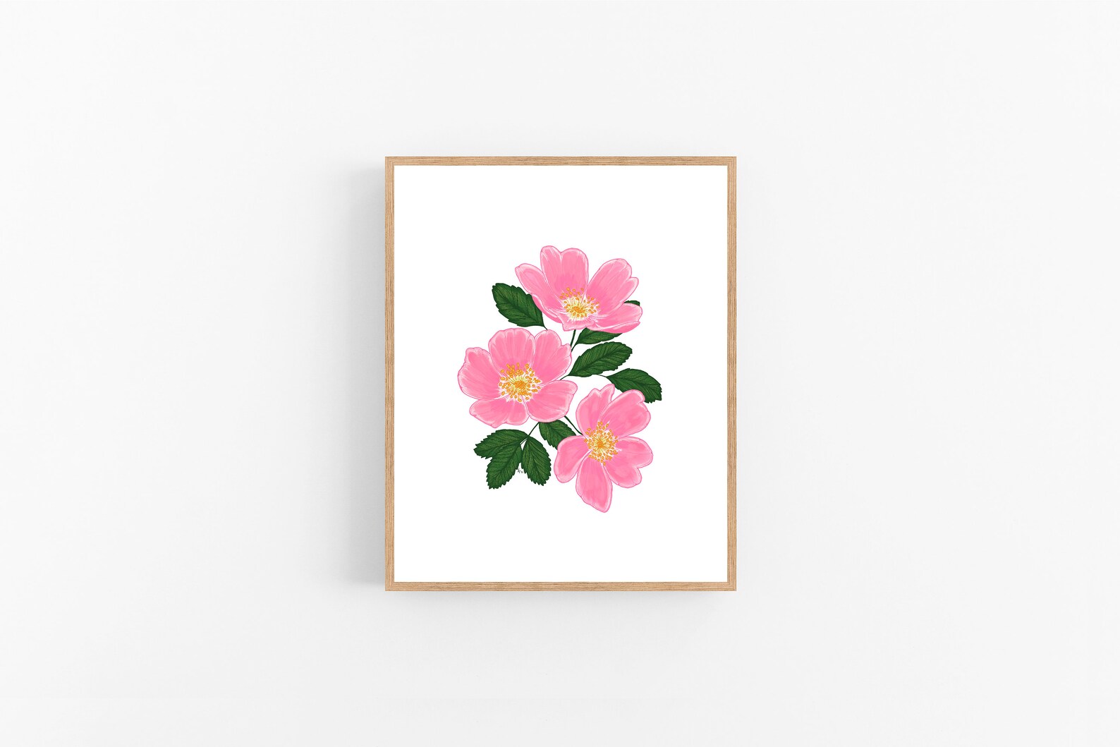 Wild Prairie Rose Illustration Print / Printable / Art / Digital ...