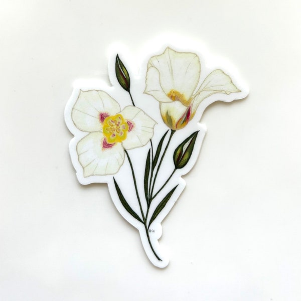 White Lily Stickers - Etsy