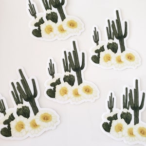 3" Saguaro Cactus Vinyl Sticker / Waterproof Arizona Saguaro Cactus ...