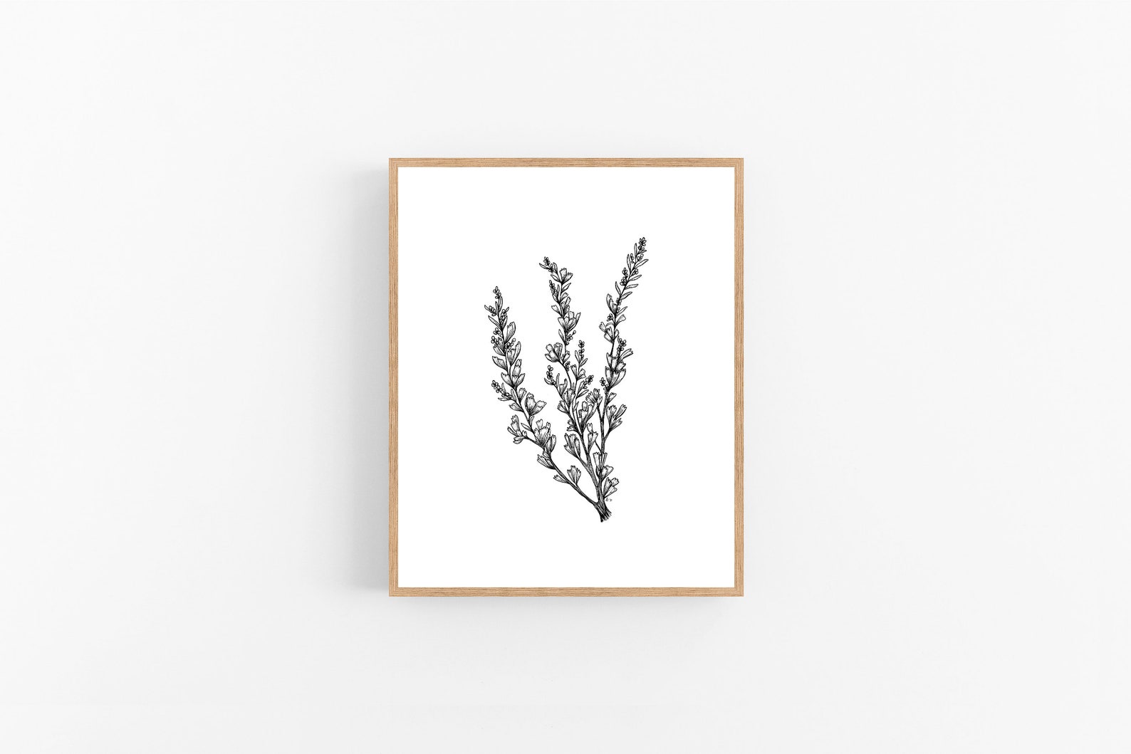 Sagebrush Ink Sketch Print / Printable / Art / Digital | Etsy