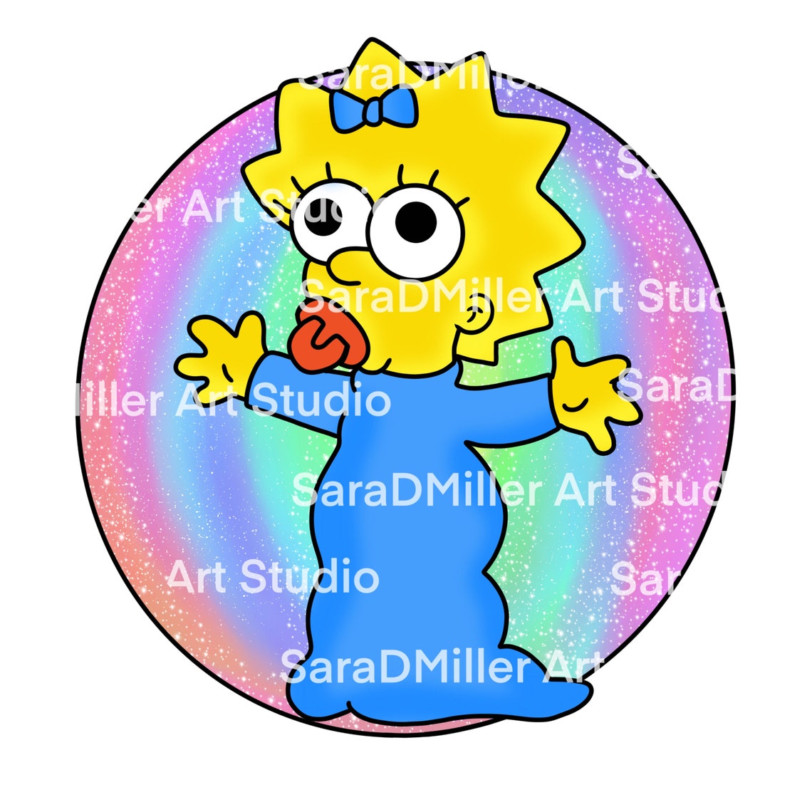 THE SIMPSONS Cute Maggie Design PNG File Digital Download | Etsy