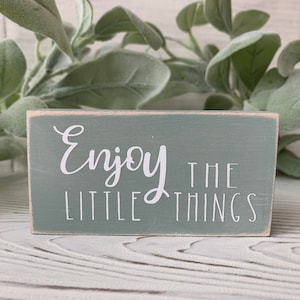 Mini Wood Sign, Mantle Decor, Mini Sign, Tiered Tray Decor, Farmhouse ...