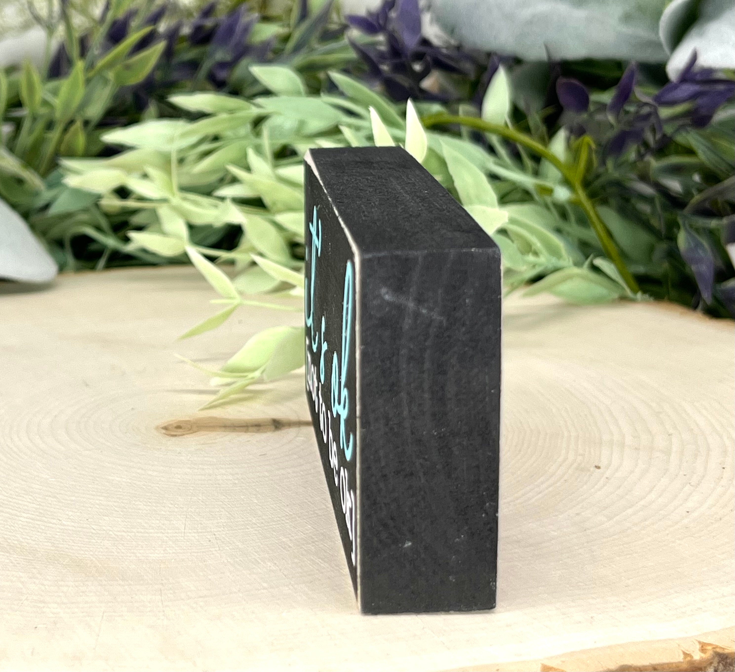 Mini Wood Sign Small Shelf Sign Tiered Tray Decor It's - Etsy