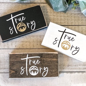 Mini Wood Sign, Mantle Decor, Christian Sign, Christmas Decor, Small ...