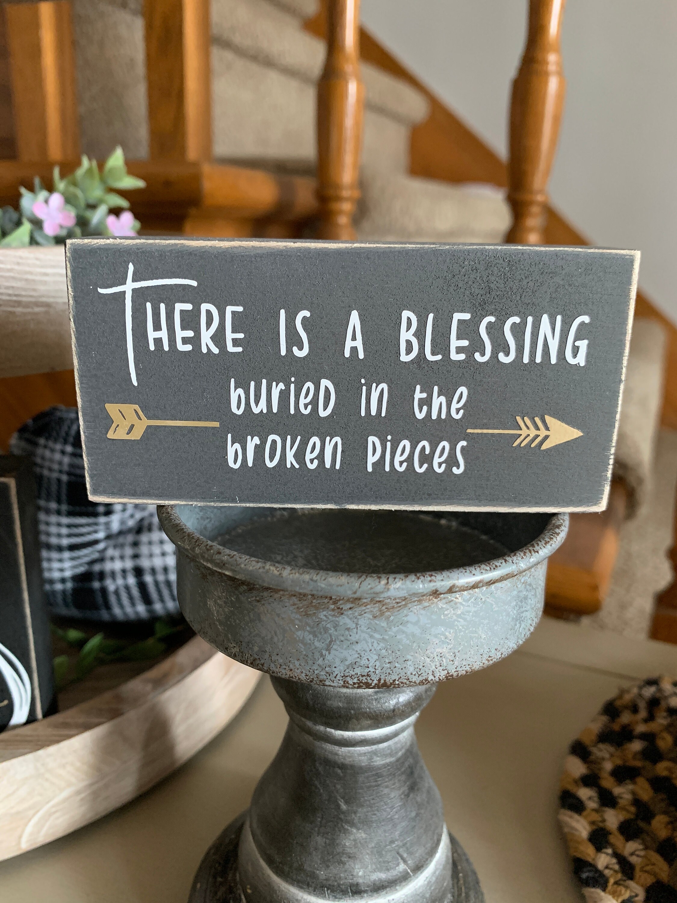 Mini Wood Sign, Mini Sign, Tiered Tray Decor, Mantle Decor, Farmhouse ...
