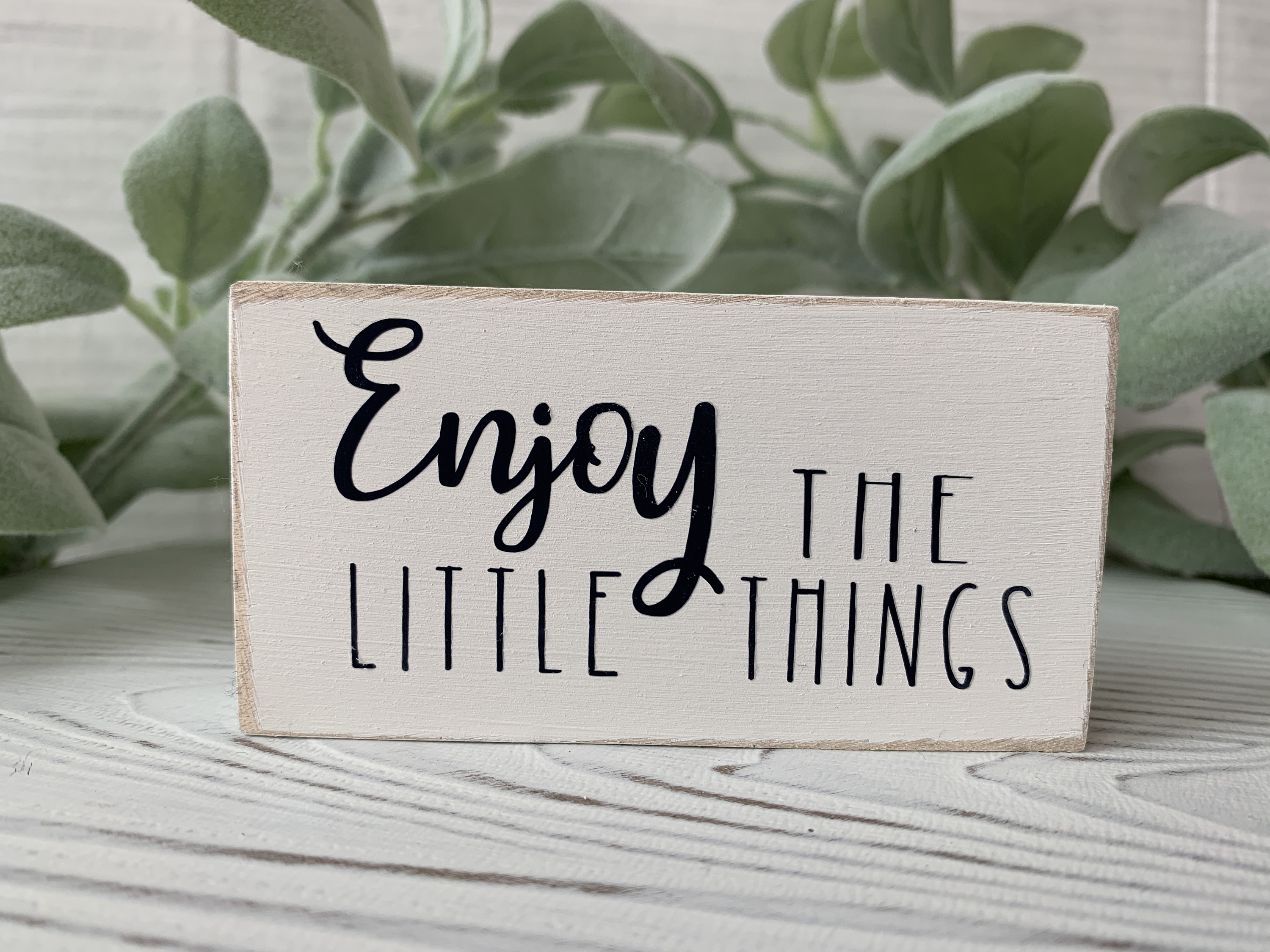 Mini wood sign mantle decor mini sign tiered tray decor | Etsy