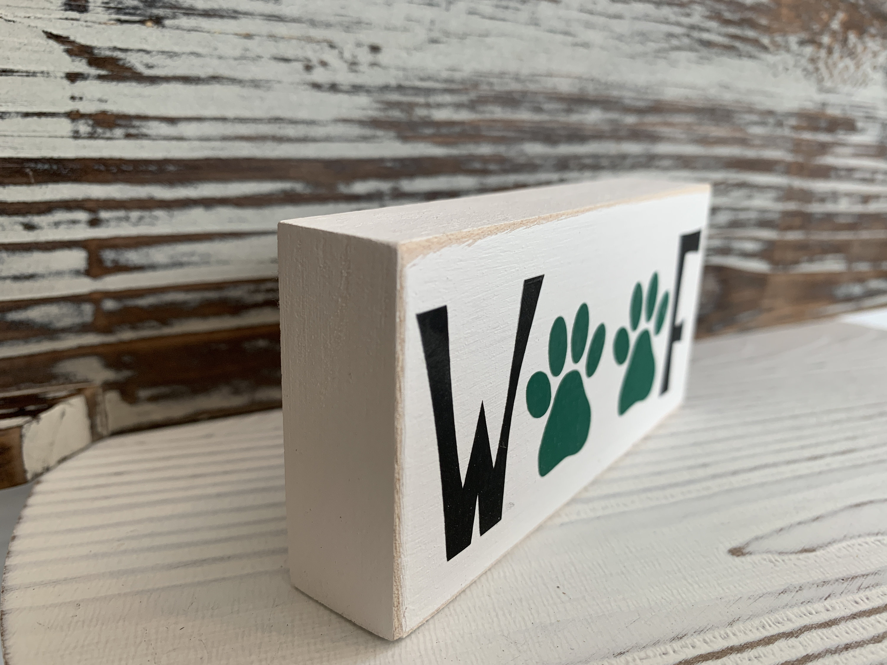 Mini Wood Sign Small Wood Sign Tiered Tray Dog Dog Sign - Etsy
