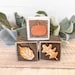 Mini Wood Sign, Fall Blocks Stained, Set of 3 Mini Blocks, 1.5, Mantle ...